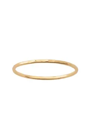MADE BY MARY Hammered Stacking Ring - Gold Filled