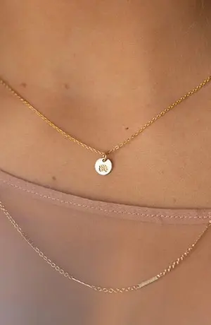 MADE BY MARY November Birth Flower Necklace - Silver