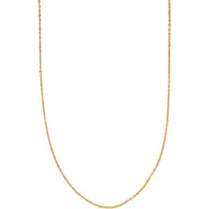 MADE BY MARY Adjustable Flat Cable Chain - Gold Filled