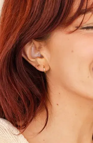 MADE BY MARY Mini Live In Hoop Earrings