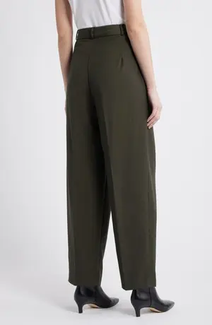 Mango Pleated High-waist Trousers
