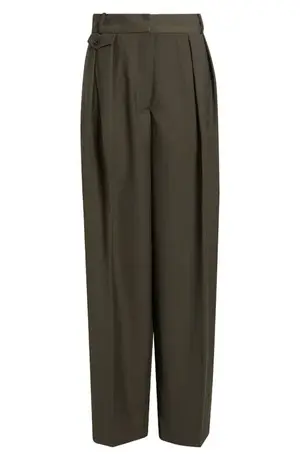 Mango Pleated High-waist Trousers