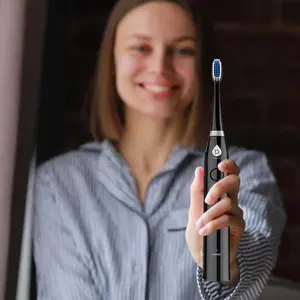 PURSONIC Sonic Smart Series Rechargeable Toothbrush With Uv Sanitizing Function - Black