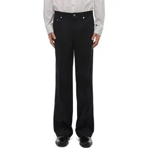 Helmut Lang Five-pocket Gabardine Dress Pants - Black