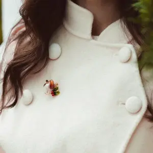 BILL SKINNER STUDIO Holly Brooch