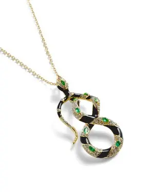 BILL SKINNER STUDIO Bejewelled Pendant Necklace