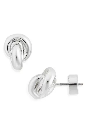 Nordstrom Knot Stud Earrings Silver