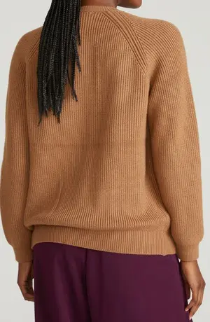 Universal Standard Vicki Zip-up Cardigan - Camel