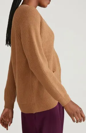 Universal Standard Vicki Zip-up Cardigan - Camel