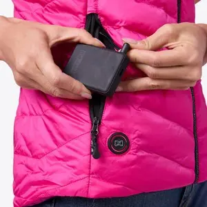 MOBILE WARMING Backcountry Xtera Packable Heated Puffer Vest - Pink