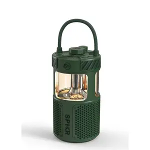 MEE AUDIO Lightspkr Bluetooth Wireless Speaker W/ Camping Lantern - Forest Green