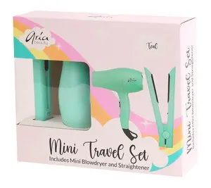 ARIA BEAUTY Mini Travel Set- Teal - One-color