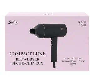 ARIA BEAUTY Compact Luxe Blowdryer- Black