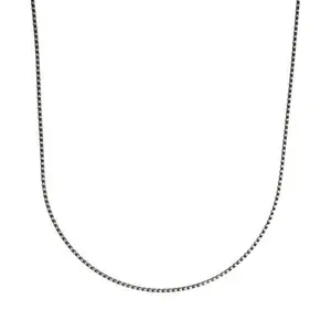 LOUPN Oxidized Sterling Rope Chain Necklace