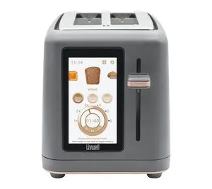LIVWELL 2-slice Iq Toaster With Touch Control & Clock Setting - One-color