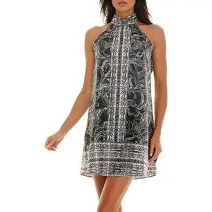 SOCIALITE Paisley Shift Minidress
