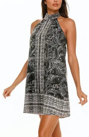 SOCIALITE Paisley Shift Minidress