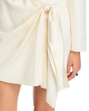 Cinq À Sept Irma Twist Mini Dress - Ivory