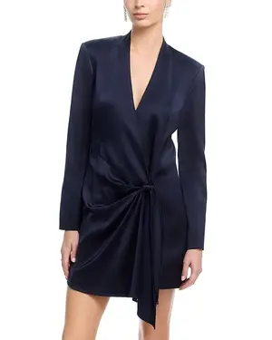 Cinq À Sept Irma Twist Mini Dress - Navy