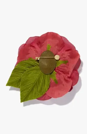 HELENA SIMON Camellia Floral Brooch