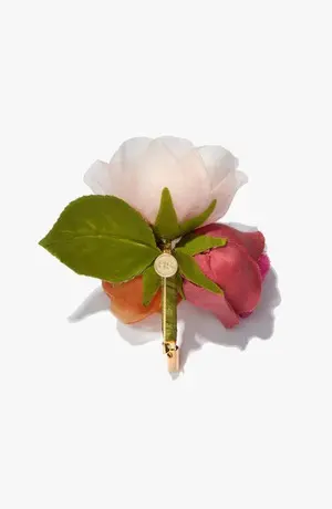 HELENA SIMON The Spray Rose Floral Brooch
