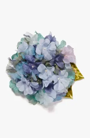 HELENA SIMON Hydrangea Floral Brooch