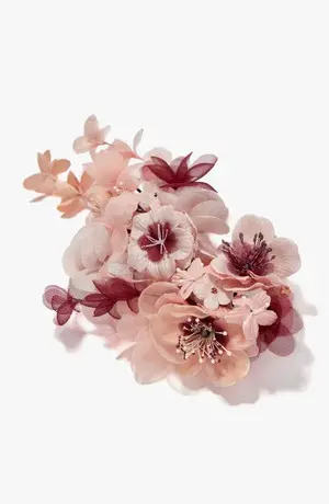 HELENA SIMON Cherry Blossom Branch Floral Brooch