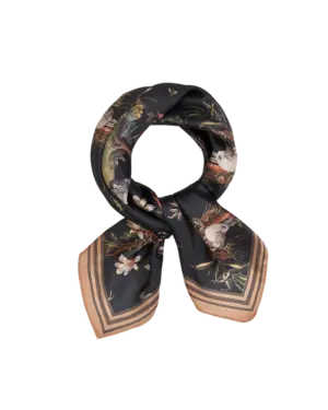 FABLE ENGLAND Wonderland Toile Square Scarf