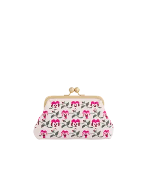 FABLE ENGLAND Pansy Victoriana Clutch - Pink
