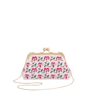 FABLE ENGLAND Pansy Victoriana Clutch - Pink