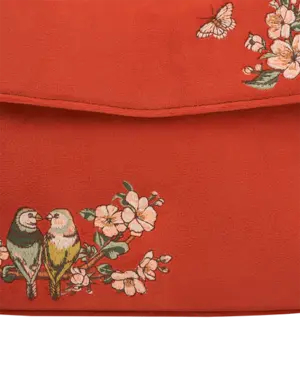 FABLE ENGLAND Lovebirds Mini Top Handle Tote