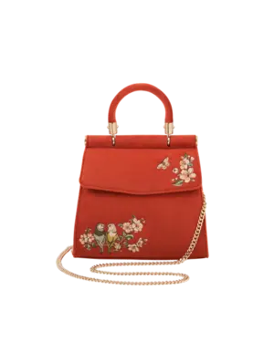 FABLE ENGLAND Lovebirds Mini Top Handle Tote