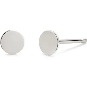 MADE BY MARY Lux Stud Earrings - Silver