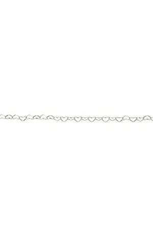 MADE BY MARY Heart Chain Link Bracelet - Silver