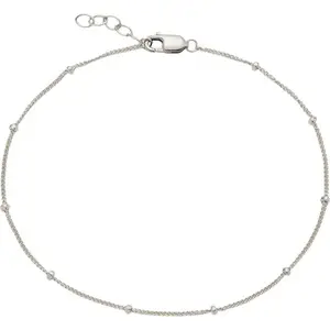 MADE BY MARY Satellite Beaded Bracelet - Silver