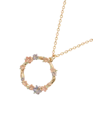 FABLE ENGLAND Hibiscus Necklace - Multi & Gold