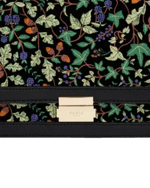 FABLE ENGLAND Embroidered Crossbody Bag - Black