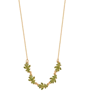 FABLE ENGLAND Oak Leaf Choker