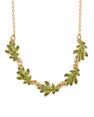 FABLE ENGLAND Oak Leaf Choker