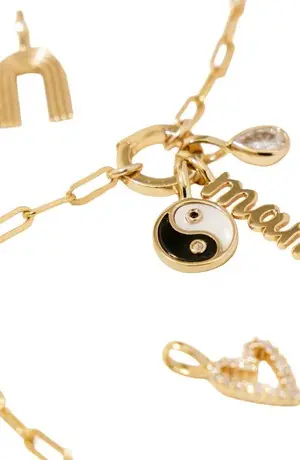 MADE BY MARY Jude Charm Bracelet With Link Lock