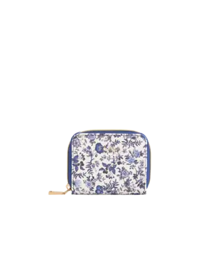 FABLE ENGLAND Ditsy Blue Small Purse