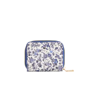 FABLE ENGLAND Ditsy Blue Small Purse