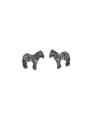 FABLE ENGLAND Zebra Stud Earrings