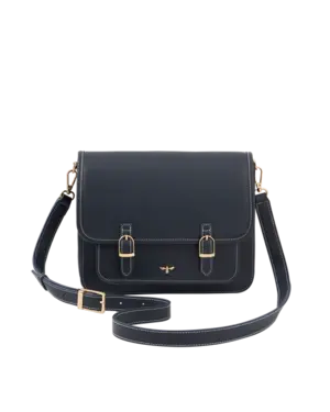 FABLE ENGLAND Ditsy Satchel - Navy