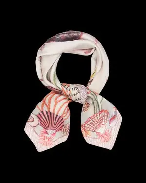 FABLE ENGLAND Tropical Escape Square Scarf