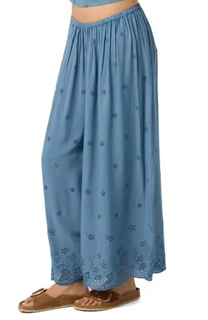 O'Neill Delaney Eyelet Wide Leg Pants