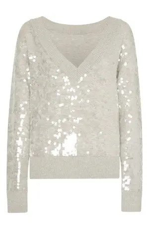 MILLY Ilaria Sequin Sweater