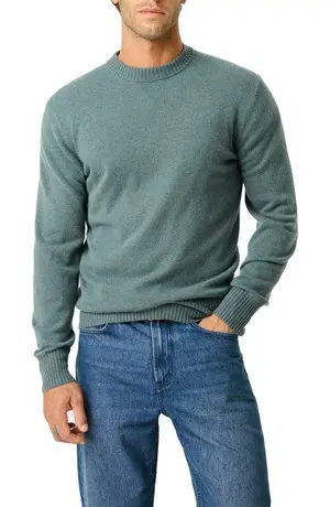 Rodd & Gunn Stewart Island Wool & Cashmere Crewneck Sweater - Sage
