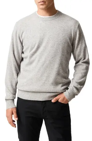 Rodd & Gunn Stewart Island Wool & Cashmere Crewneck Sweater - Slate