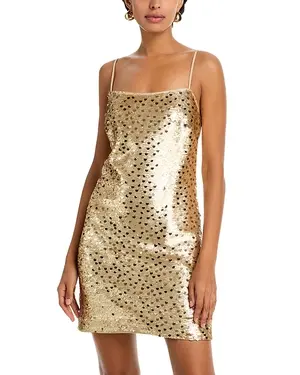 MILLY Colette Dot Sequin Mini Dress